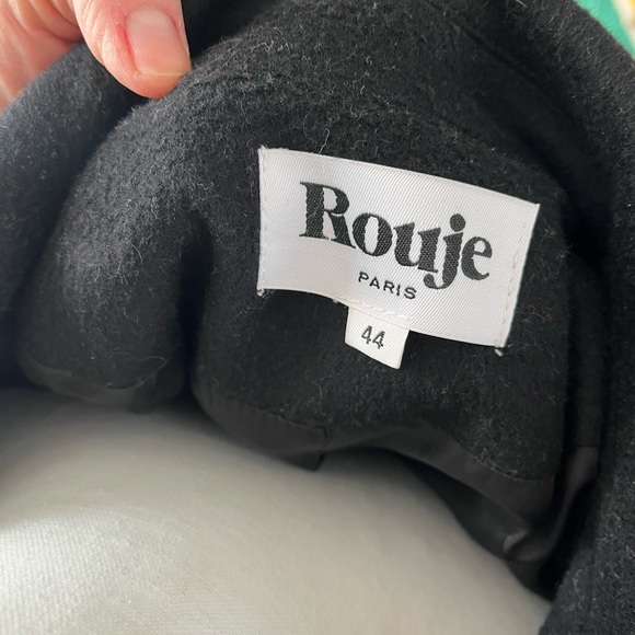 Rouje | Jackets & Coats | Rouje Black Virgin Wool Double Face Noir John ...